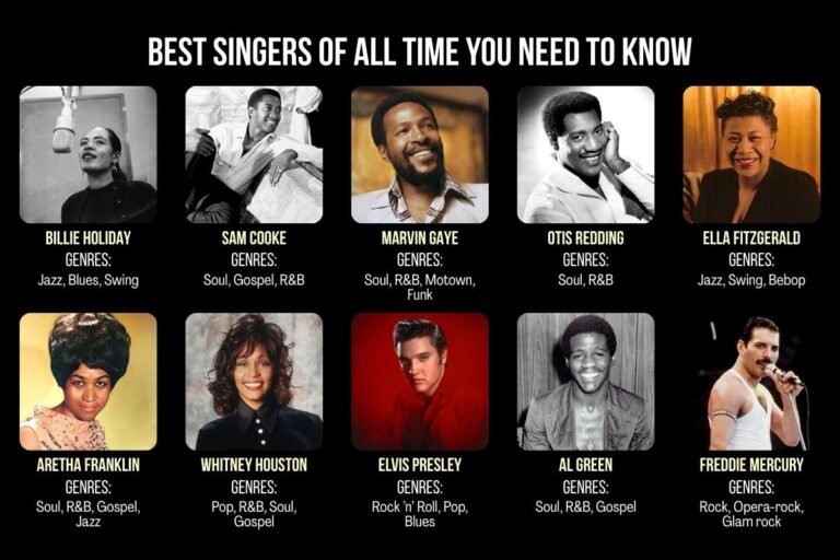 Top 20 Best Singers Of All Time Who Changed Music Forever | Enterprise ...