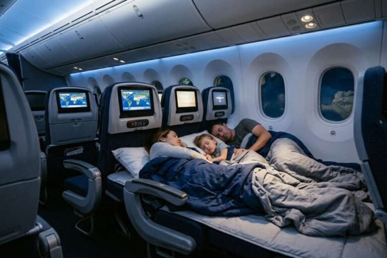 United Airlines Relax Row Introduces Economy Beds on International ...